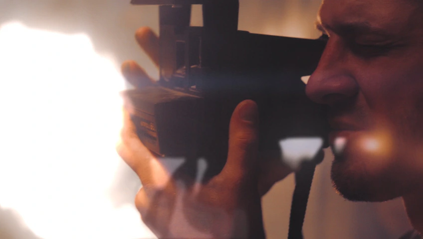 Analog Camera Shutter Glitch Effect